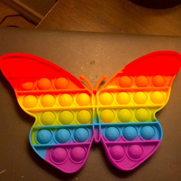 toy | Toys | This Is A Butterfly Pop It Its Rainbow And Its A Small Pop ...